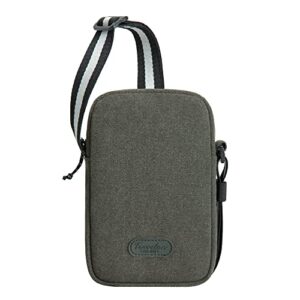 travelon coastal rfid blocking mini crossbody, oyster