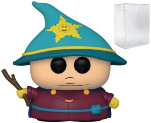 pop south park: stick of truth - grand wizard cartman funko vinyl figure (bundled with compatible box protector case), multicolored, 3.75 inches