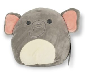 squishmallow kellytoys - 8 inch (20cm) - emma the grey elephant - super soft plush toy animal pillow