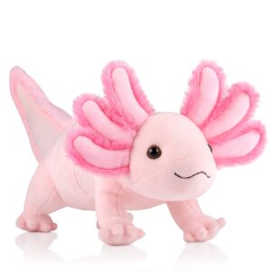 gagaku axolotl plush toy 16" axolotl stuffed animal pink axolotl plushie for boys girls kawaii axolotl gift for birthday