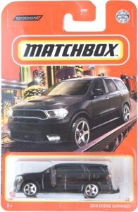 hot wheels matchbox 2018 dodge durango - dodge durango - black 5/102