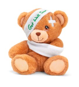 deluxe paws eco plush special occasions, 100% recycled (get well soon)