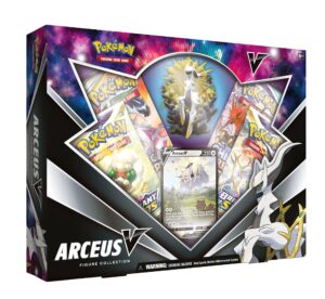 pokemon tcg: arceus v figure collection box