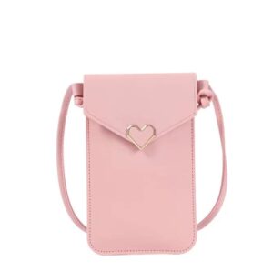 pretty ds luxury bag cell phone purse wallet with credit card,id, slots for all ladies., pink