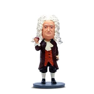 view zone sir isaac newton standing bobblehead for car dashboard, office desk & study table