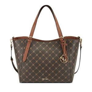 nine west kylee tote, brown/black