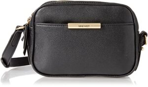 nine west irina camera bag, black