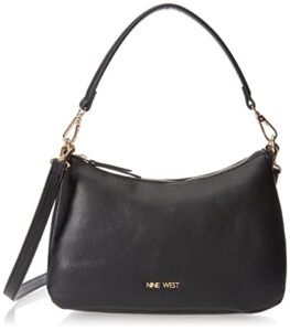 nine west rhea shlder bag, black