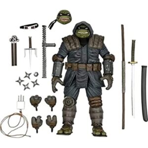 neca teenage mutant ninja turtles last ronin 7-inch action figure with interchangeable head and hands (idw comics, armored)