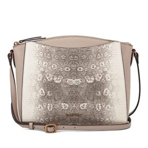 nine west paisley crossbody, natural multi