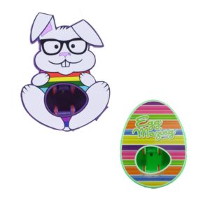 the eggmazing egg decorator easter egg mini decorator kit & the eggmazing bunny egg decorating spinner - arts and crafts set