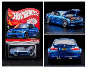 hot wheels collectors blue chip beast: rlc exclusive 2006 bmw m3 + protective case ()