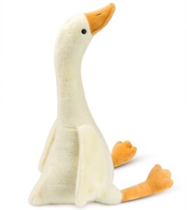 19.7" swan stuffed animal, soft smooth goose plush stuff toy gifts for child boys girls (white)