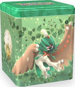 pokemon cards: grass stacking tin