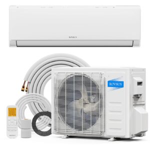 rovsun 18,000 btu 19 seer mini split air conditioner with inverter technology, 230v/60hz, ahri certified, eco-friendly, smart operation, quiet cooler & heater, customer care