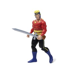 boss fight studio flash gordon, king features comics power stars collectible action figure – retro-style figurine with accessories, detailed sculpting, and custom artwork blister card – 5” tall