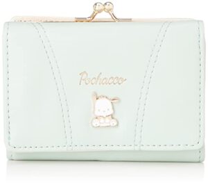 アルディ aldi poc2-2grn women's tri-fold wallet, gamaguchi, sanrio