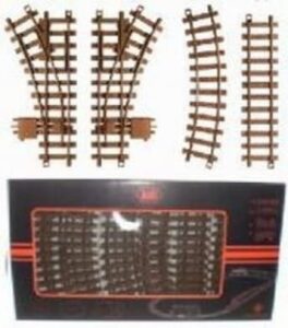 g scale plastic train track set (complete replacement compatible with newbright battery operated train)