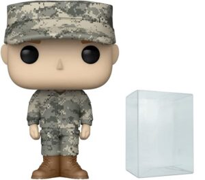 us army - soldier in combat uniform! funko pop vinyl figure (bundled with compatible pop box protector case)