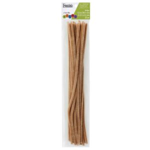 essentials by leisure arts chenille stems lavender 12" 6mm 25pc - versatile pipe cleaners for crafts, diy projects, and decorations - bright, flexible craft pipe cleaners