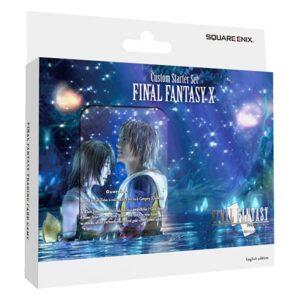 final fantasy x custom starter set trading card game