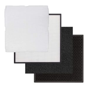 minusa2 replacement filter, filter kit compatible with rabbit air minusa2 model spa-700a spa-780a/n (set of 4 filters)