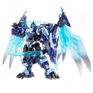 yeibobo ! 2-in-1 flying dragon robot transforming toys (blue freeze devil)