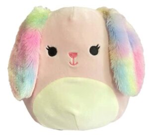 squishmallows official kellytoy easter squad squishy soft plush toy animal (8 inch, bop bunny (fuzzy ears))