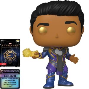 eternals kingo pop! vinyl figure with collectible card - entertainment earth exclusive