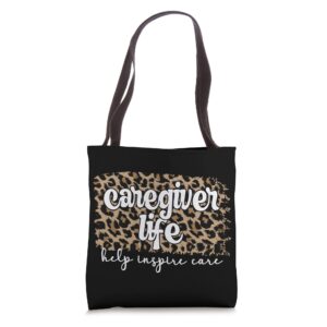 caregiver appreciation caregiving caregivers tote bag