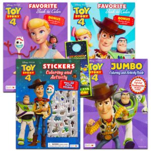 toy story coloring books for kids, boys, girls - bundle with 3 toy story coloring and activity books plus stickers, mask, and more (toy story gifts for kids)