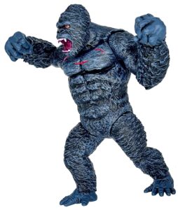 twcare giant king kong vs godzilla attack action figure 11” movie series fight mode gorilla ape solid wild, travel bag