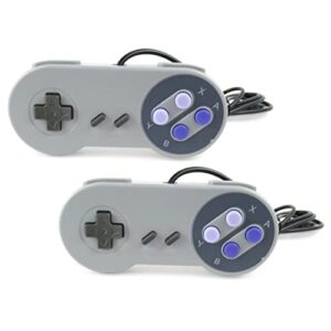 grabote 2 packs usb controller for snes/nes classic for pc/windows/ios/android