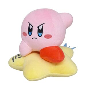 nintendo san-ei star kirby 30th plush toy airride machine, height 5.3 inches (13.5 cm)