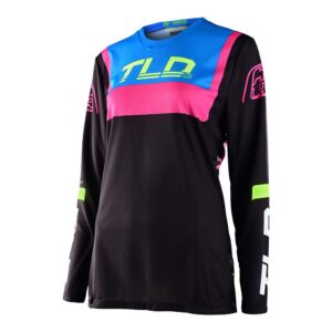 troy lee designs gp brazen jersey - motocross dirt bike atv enduro dual sport racing off road long sleeve riding gear - adult womens girls (black, sm)