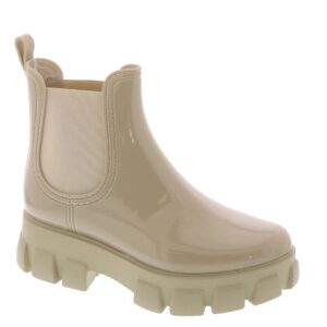 dv dolce vita women's splash rain boot, ivory, 8