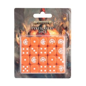 warhammer aos - fyreslayers dice set