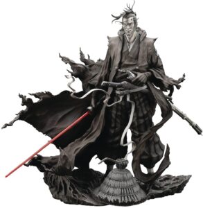 kotobukiya star wars: visions: the ronin artfx statue, multicolor, 12 inches