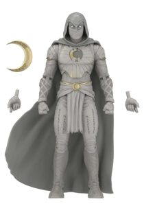 marvel legends series disney plus moon knight mcu series action figure 6-inch collectible toy, includes 4 accessories