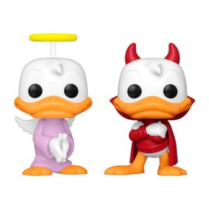 funko disney pop! donald's shoulder angel & devil vinyl figure set 2022 wondrous convention exclusive multi none