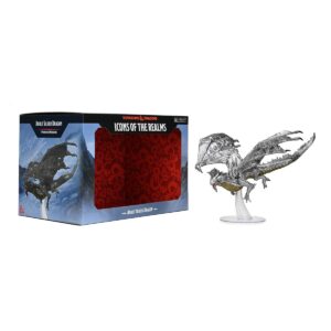 wizkids d&d icons of the realms: adult silver dragon