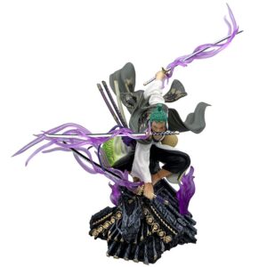 three thousand world - roronoa zoro pvc action figure (8.6inch) popular anime computer desk decoration