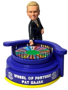 pat sajak wheel of fortune bobblehead