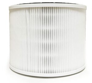 nispira core 200s 3-in-1 hepa activated carbon filter replacement for levoit air purifier core 200s-rf, 1 pack