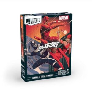 unmatched: marvel - hell's kitchen - strategy fighting superhero game for family, teens & adults by restoration games