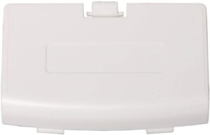 clear battery cover case back door part for nintendo gameboy advance gba case repair back door replacement part (white)