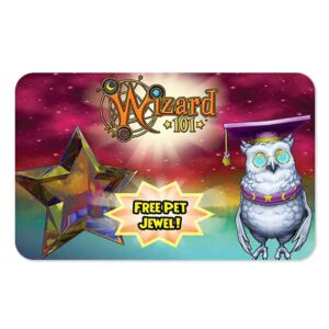 wizard101 digital card – pet jewel [online game code] $30