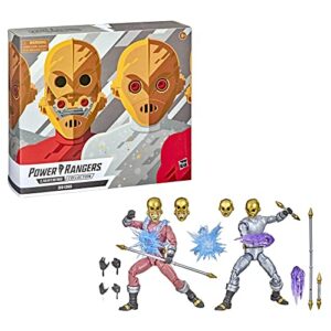 power rangers lightning collection zeo cogs 2-pack 6-inch premium collectible action figure toys with multiple accessories ages 4 and up