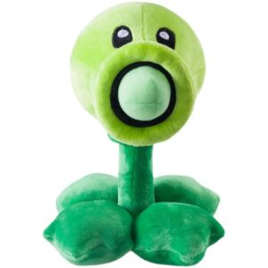 jhesao 8" plants and peashooter zombies plush toys pvz 1 2 stuffed soft doll ball pea toy new