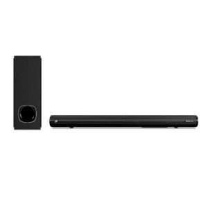 pheanoo sound bar compatible with dolby audio, roku tv ready, sound bars for tv with subwoofer, bluetooth 5.0/hdmi arc/optical/aux/rca connection